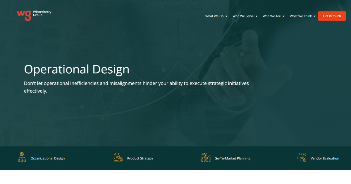 Operational Design | Accelerate Value Creation with Winterberry Group